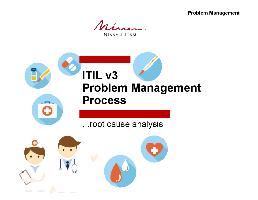 ITIL Problem Management Process Nissen ITSM ITS Partner